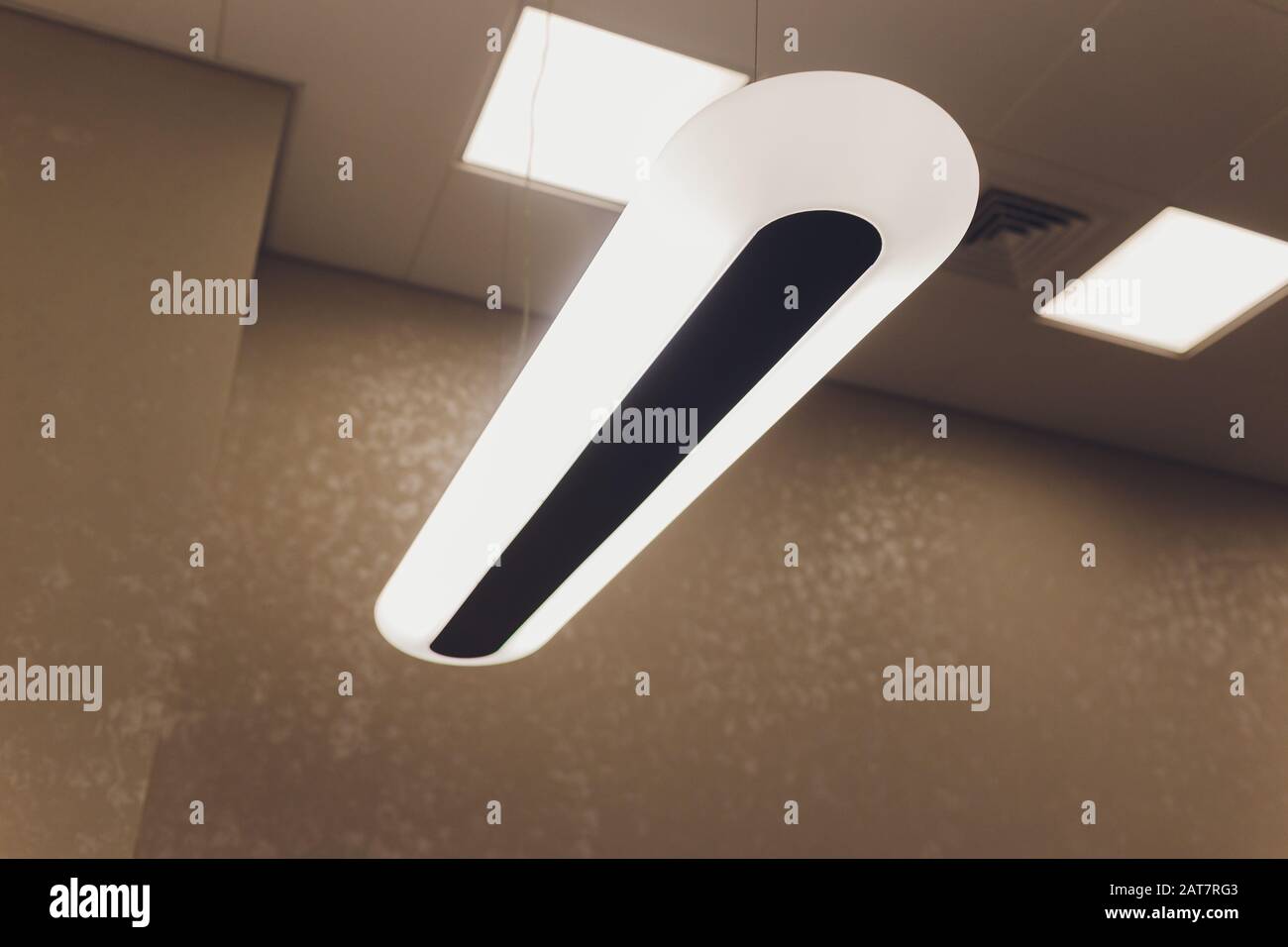 Design loft lamp with dim light and straight long line of beamDesign ...