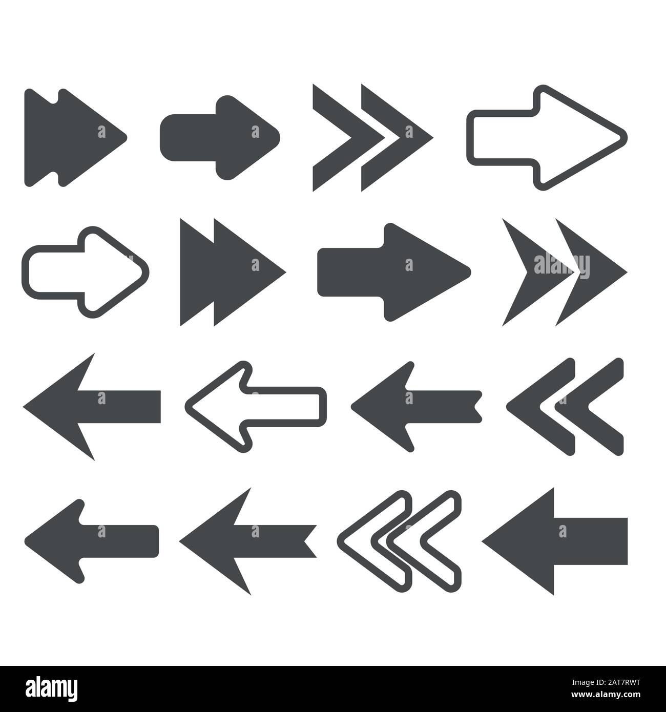 arrow vectors, various shapes of arrows that suit you all Stock Vector ...
