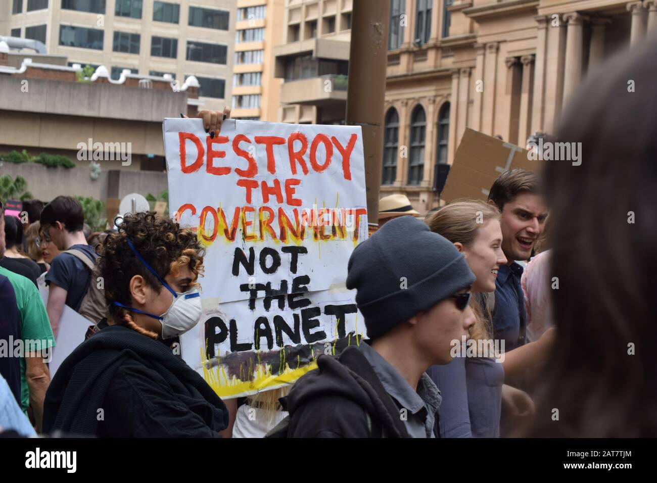 Climate Change Protest Sydney Australia Stock Photo - Alamy