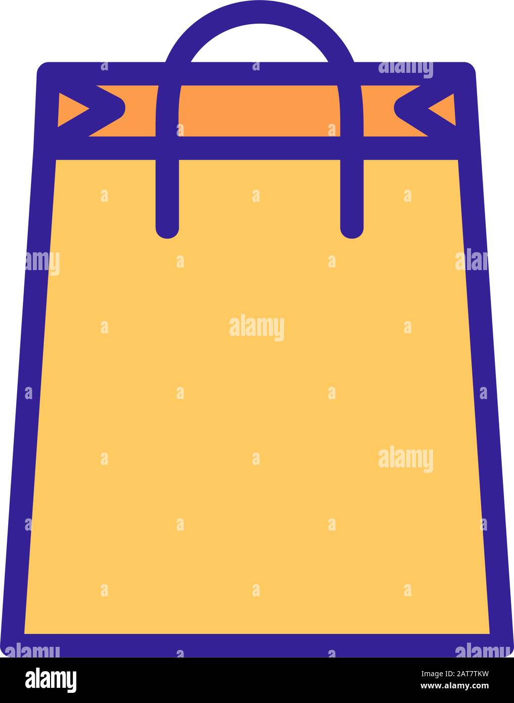 paper pack icon vector. Isolated contour symbol illustration Stock ...