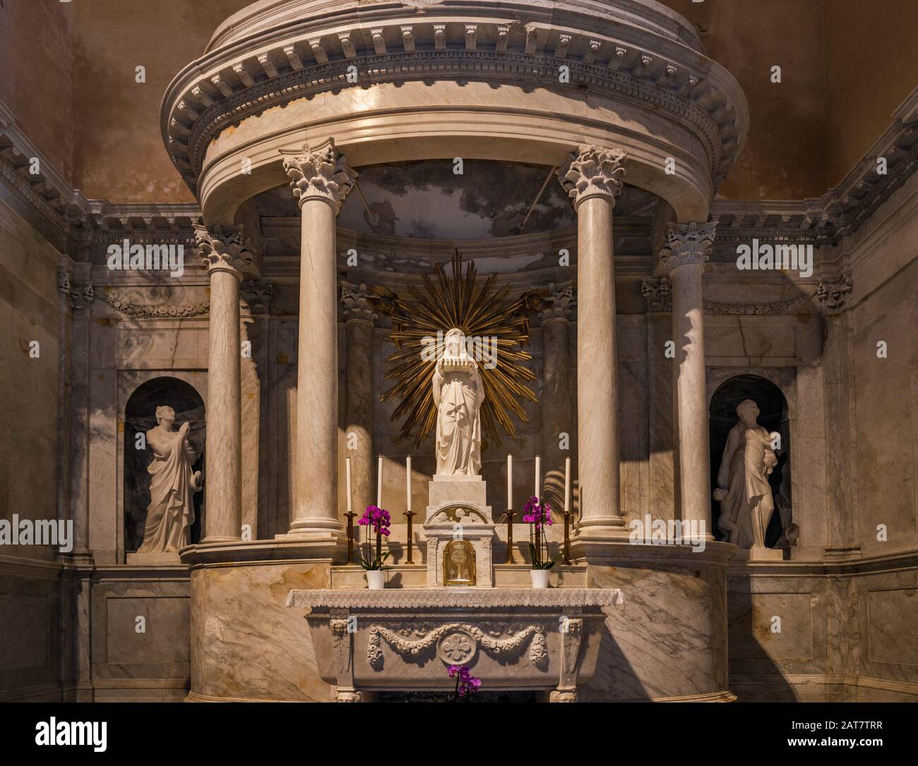 Late Renaissance style altar at Cattedrale di Santa Maria, historic ...
