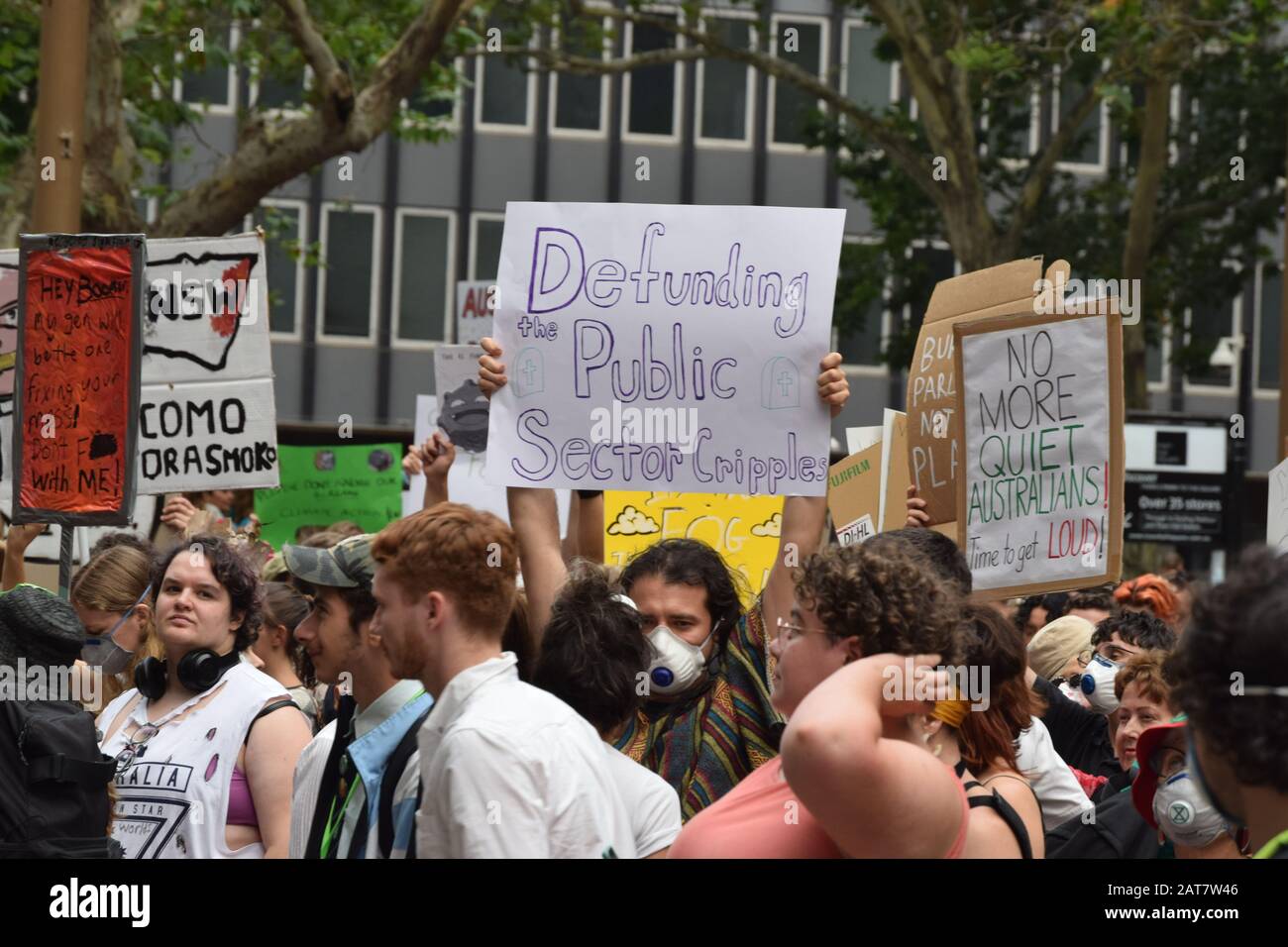 Climate Change Protest Sydney Australia Stock Photo - Alamy