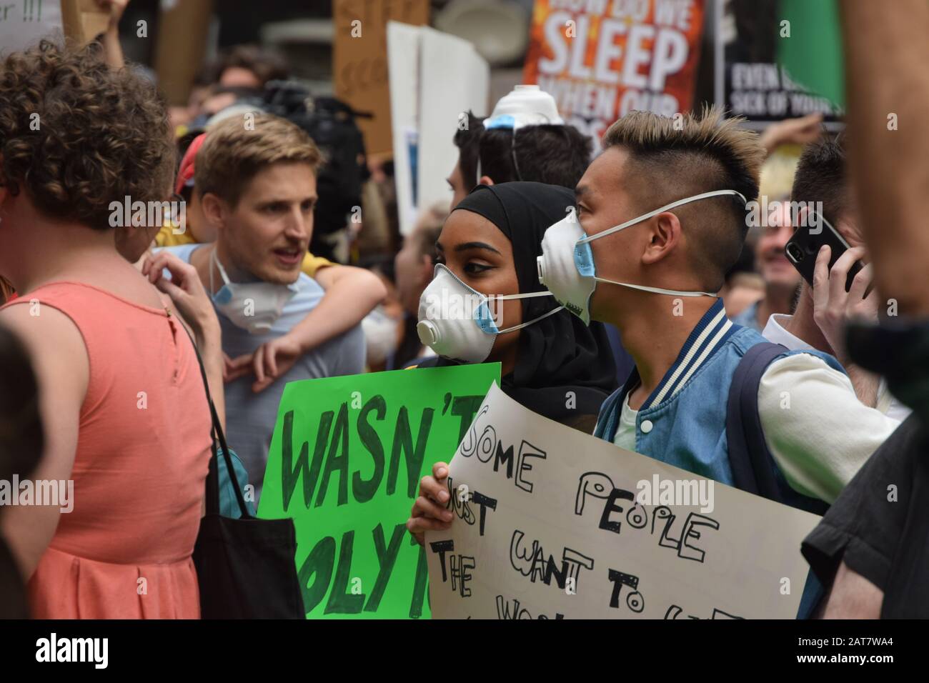 Climate Change Protest Sydney Australia Stock Photo - Alamy