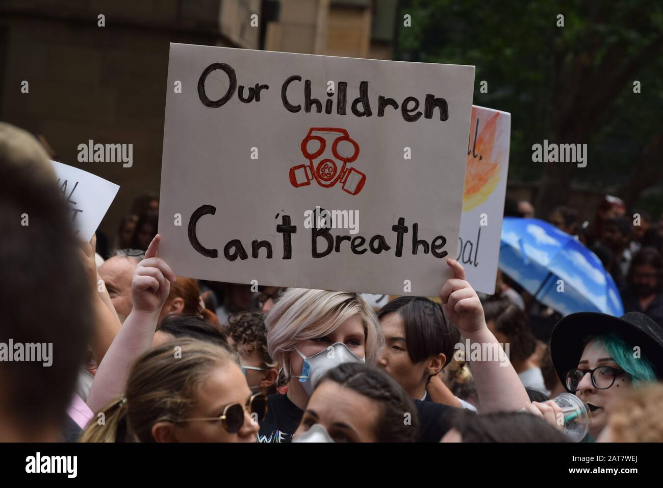 Climate Change Protest Sydney Australia Stock Photo - Alamy