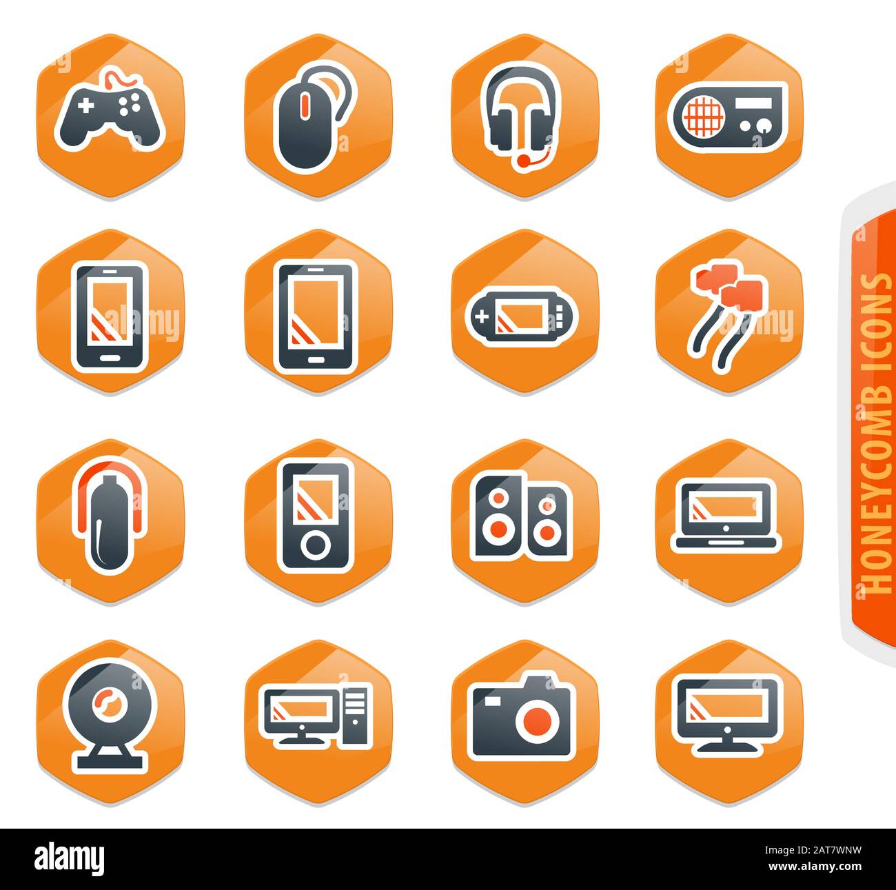 Gadget icons set Stock Vector Image & Art - Alamy