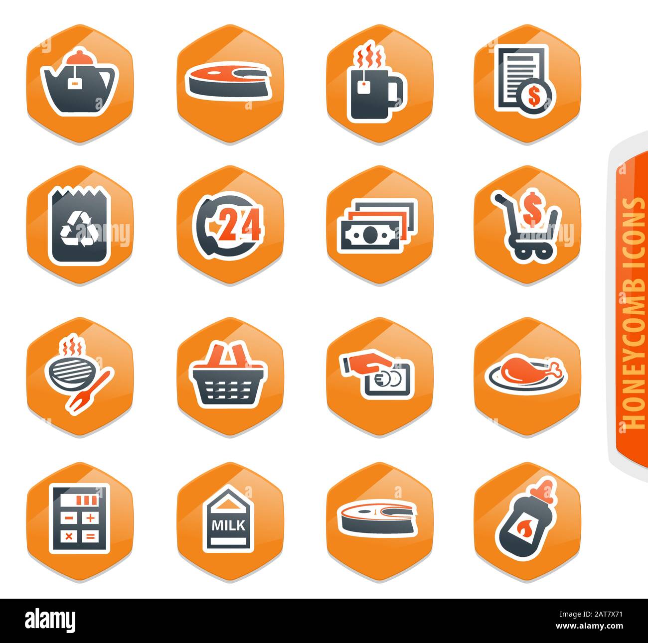 Grocery store icons set Stock Vector Image & Art - Alamy