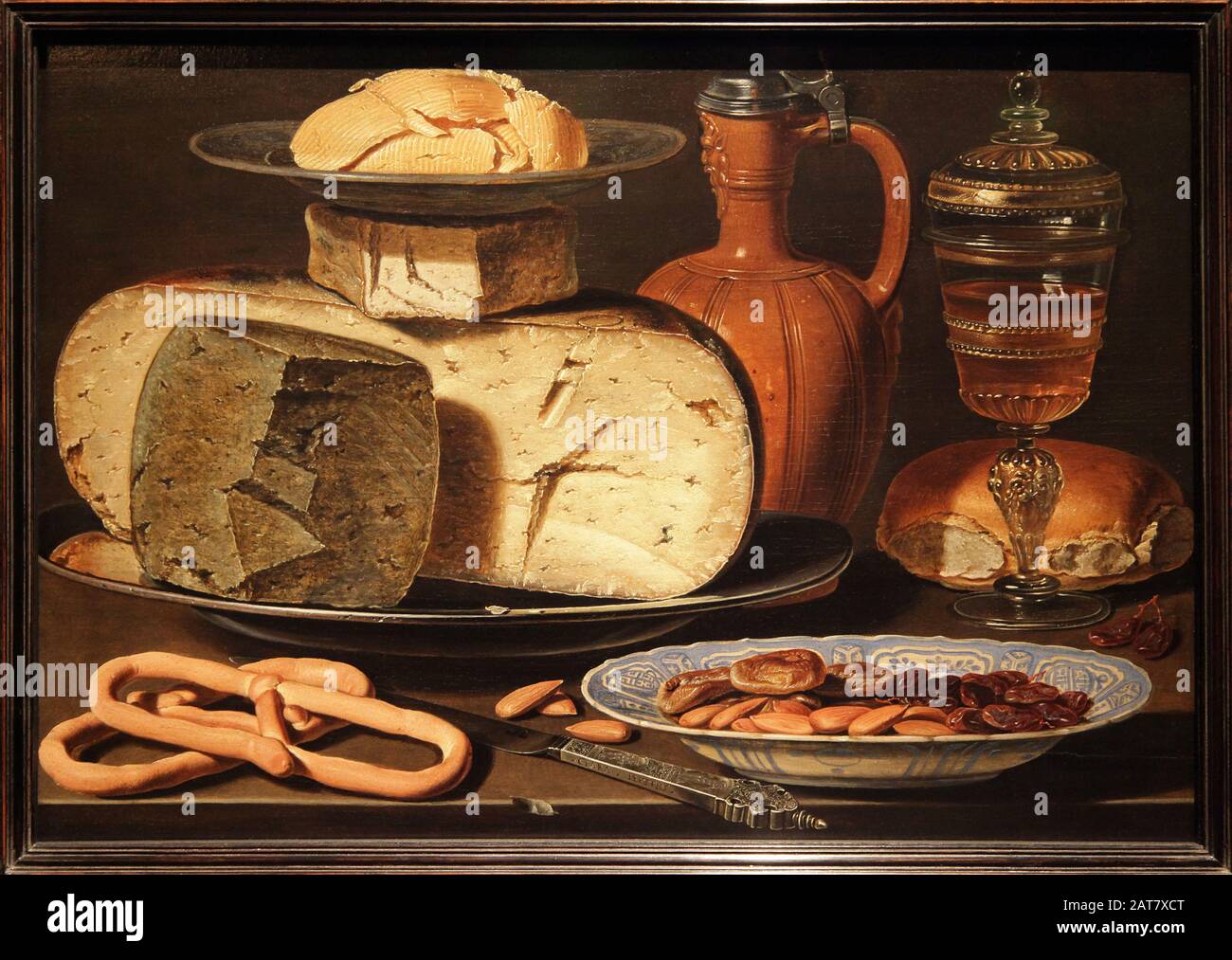 Clara peeters still life with cheeses hi-res stock photography and ...