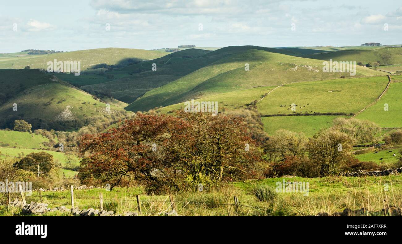 Manifold Valley, White Peak, Peak District National Park, Derbyshire ...