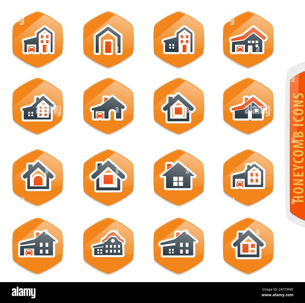 house type icon set Stock Vector Image & Art - Alamy