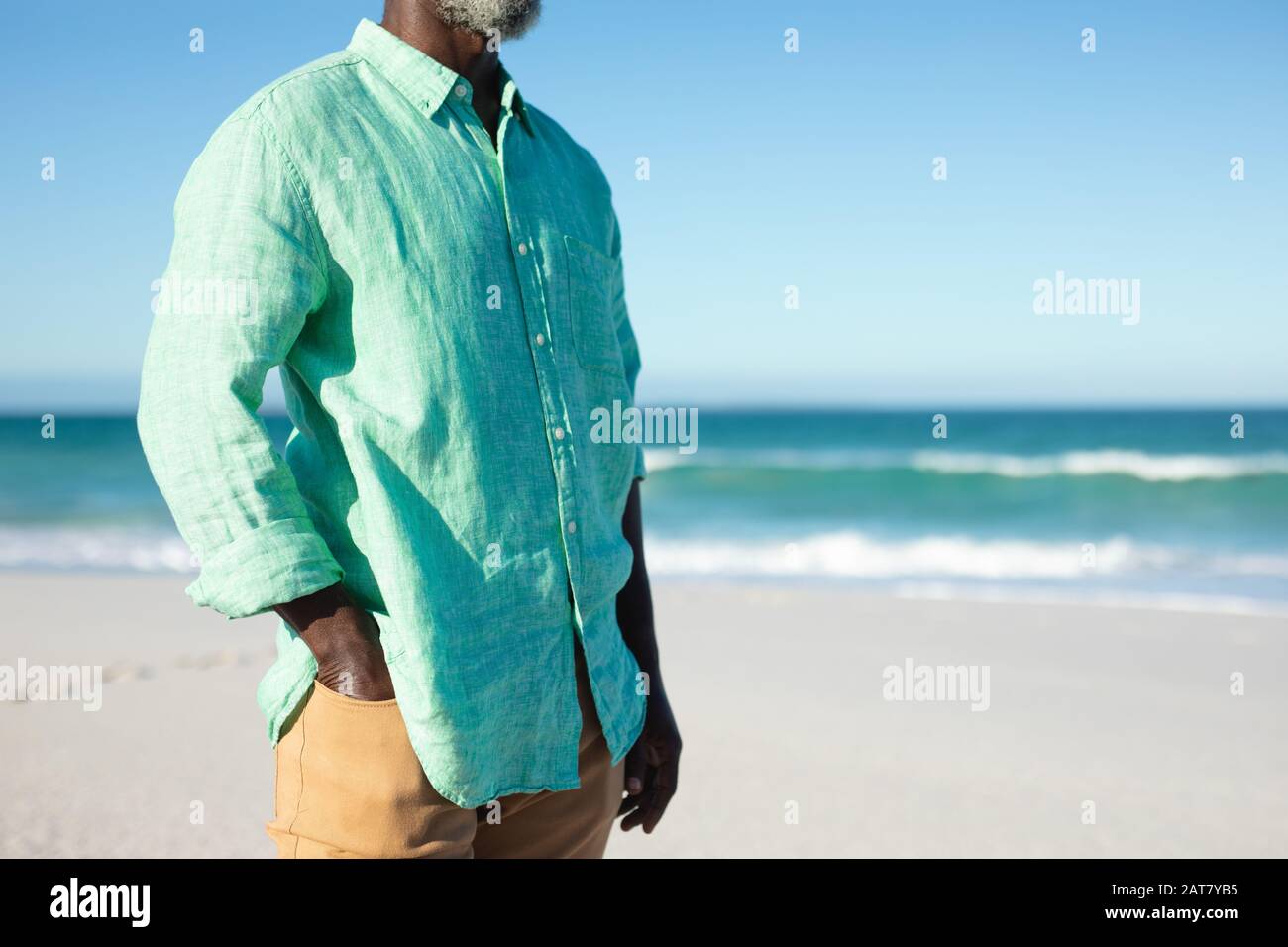 Old man enjoying free time Stock Photo - Alamy