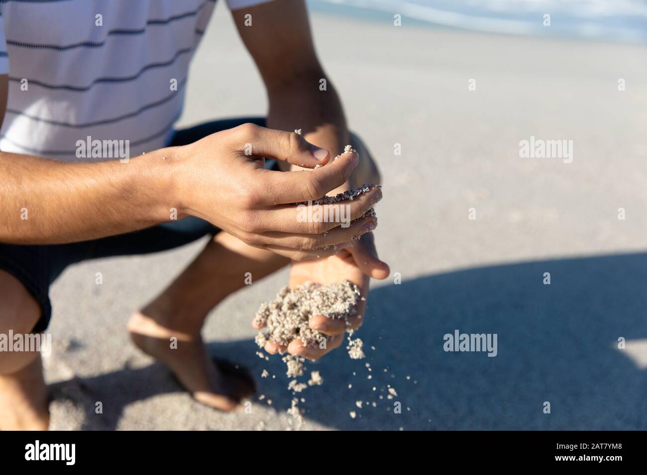 Touching Sand High Resolution Stock Photography and Images - Alamy