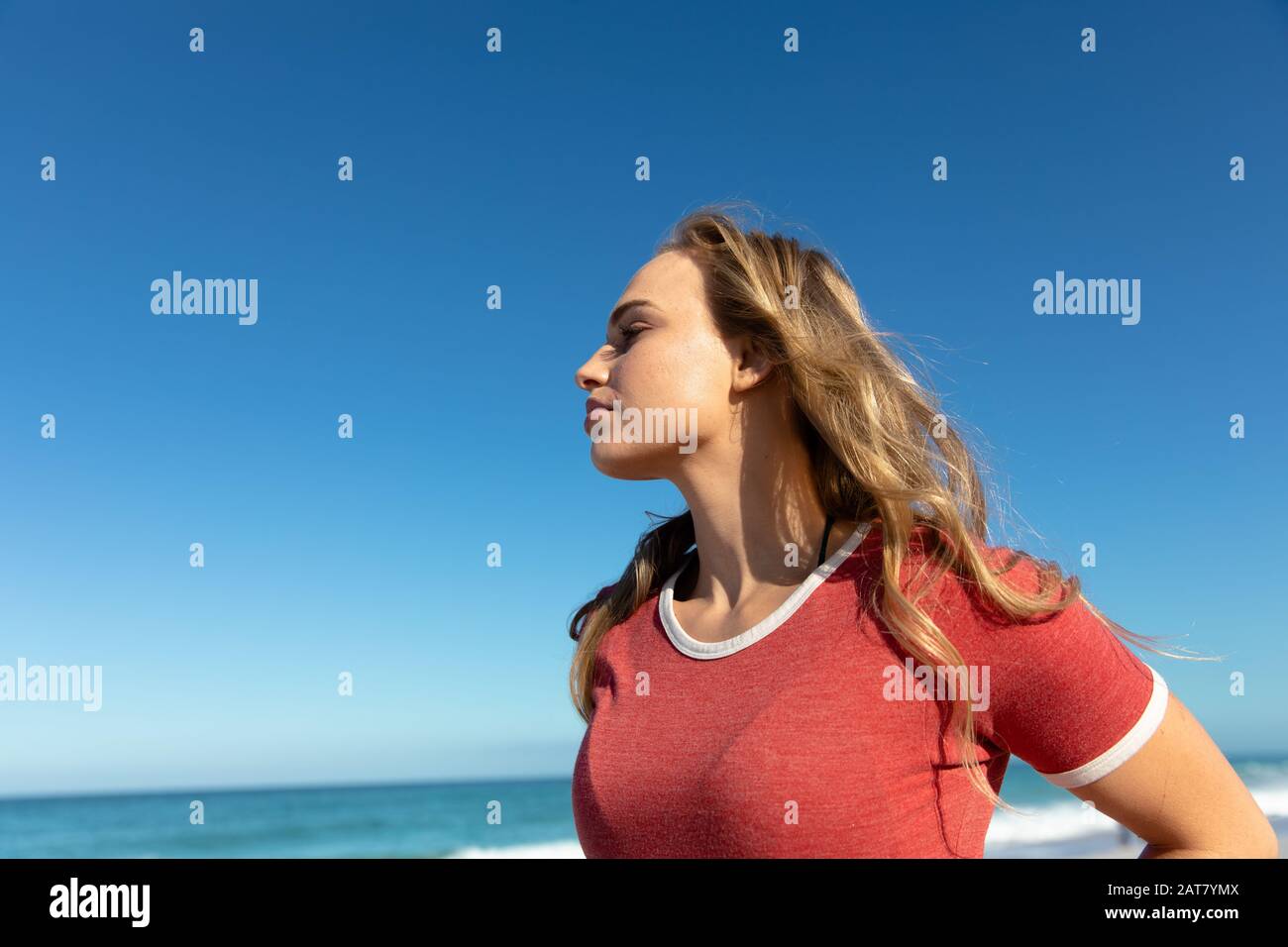 Real time side view young hi-res stock photography and images - Alamy