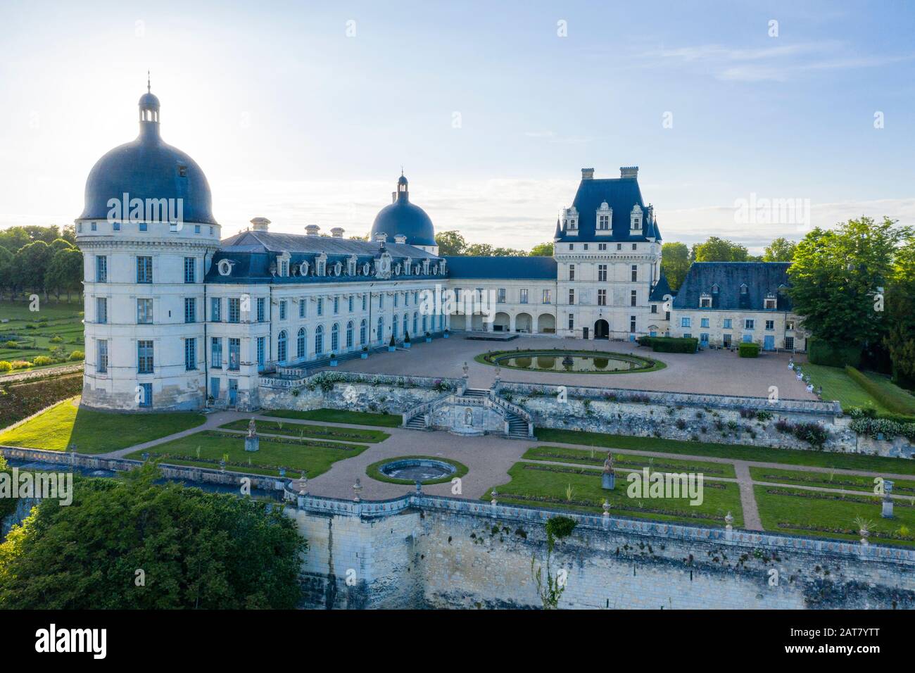 France, Indre, Berry, Valencay, Chateau de Valencay Park and Gardens ...