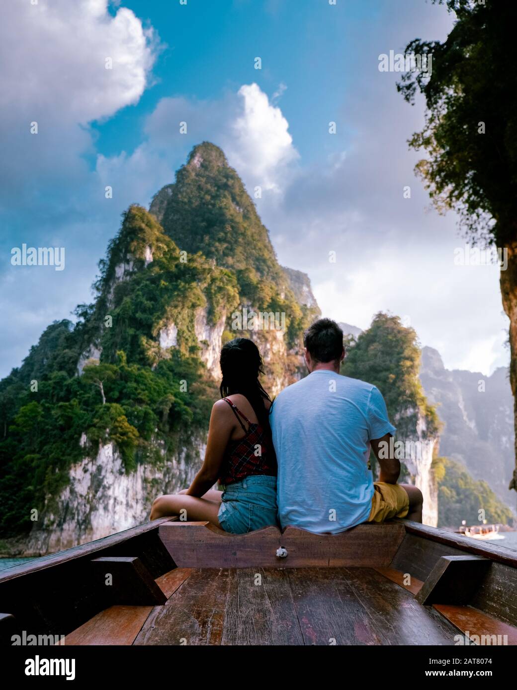 Khao Sok national park Cheow Lan Dam, Ratchaprapha Dam or Rajjaprabha ...