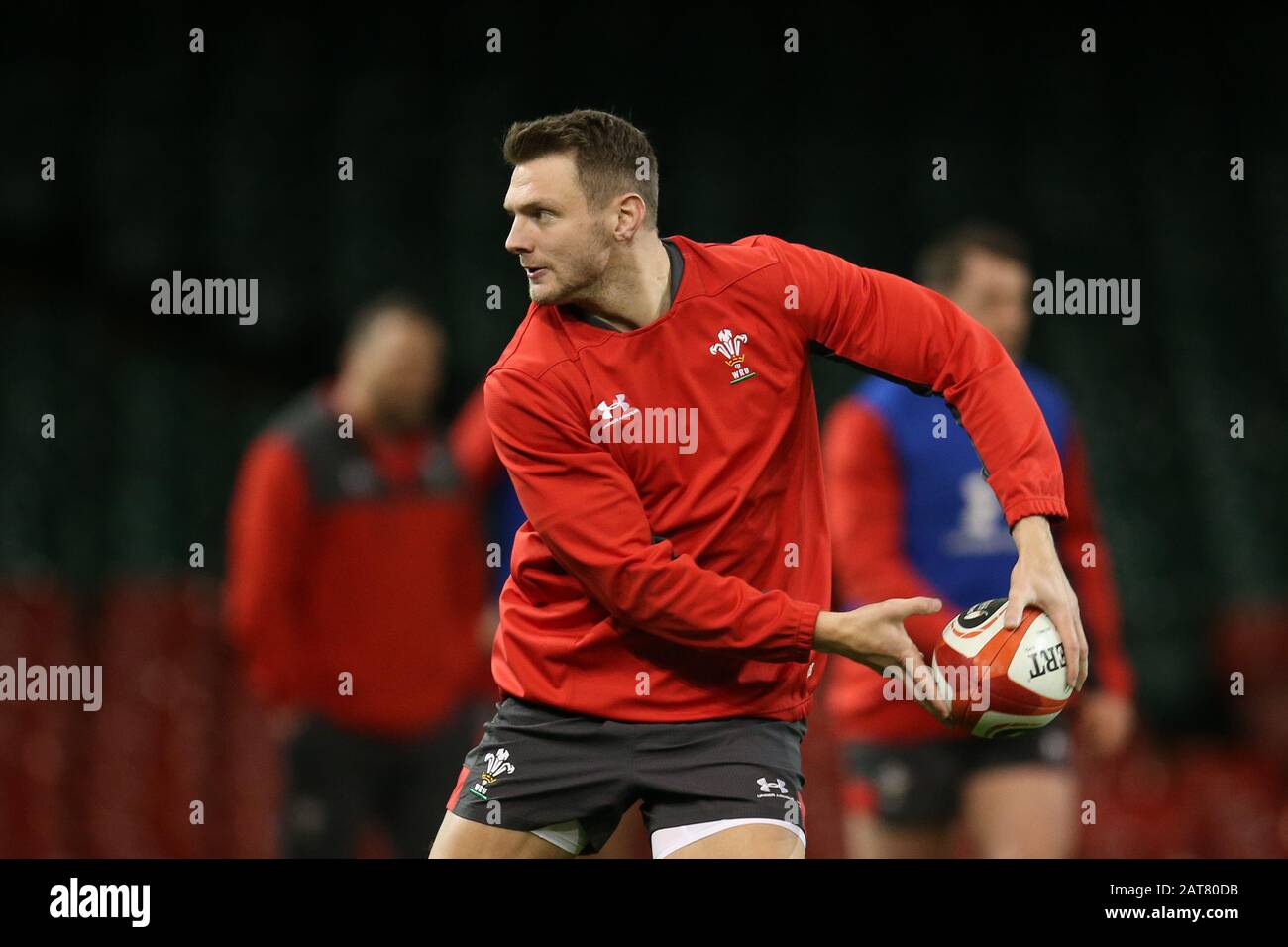 Cardiff, UK. 31st Jan, 2020. Dan Biggar of Wales in action. Wales rugby ...