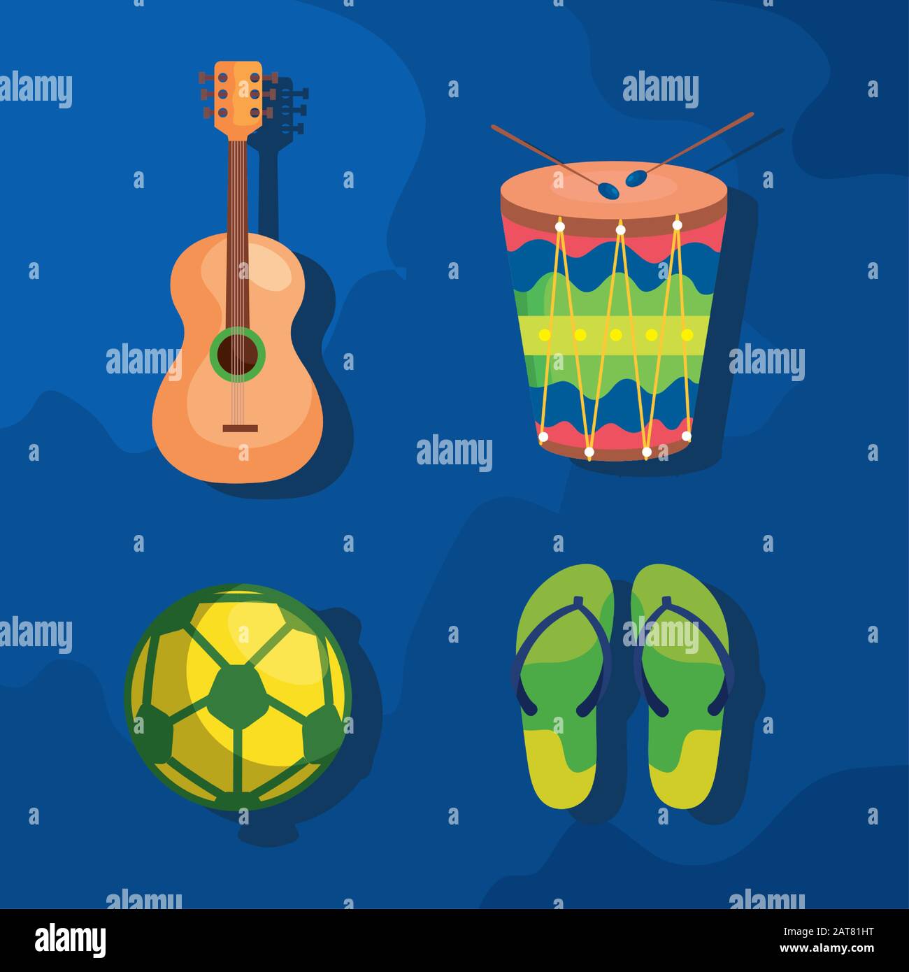 set of icons traditional brazil Stock Vector Image & Art - Alamy