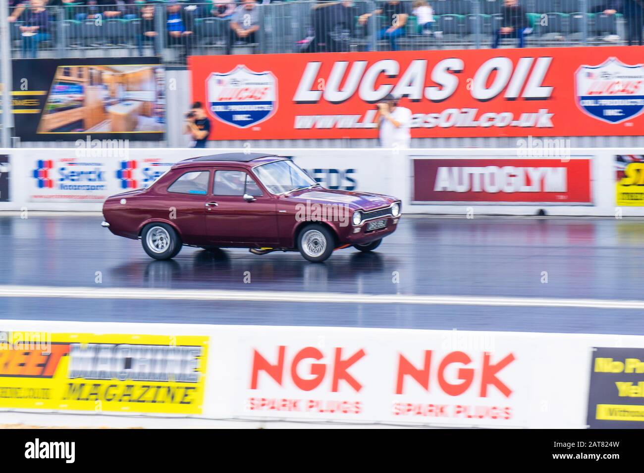 Drag racing at Santa Pod, Northamptonshire, June 2019 Stock Photo - Alamy