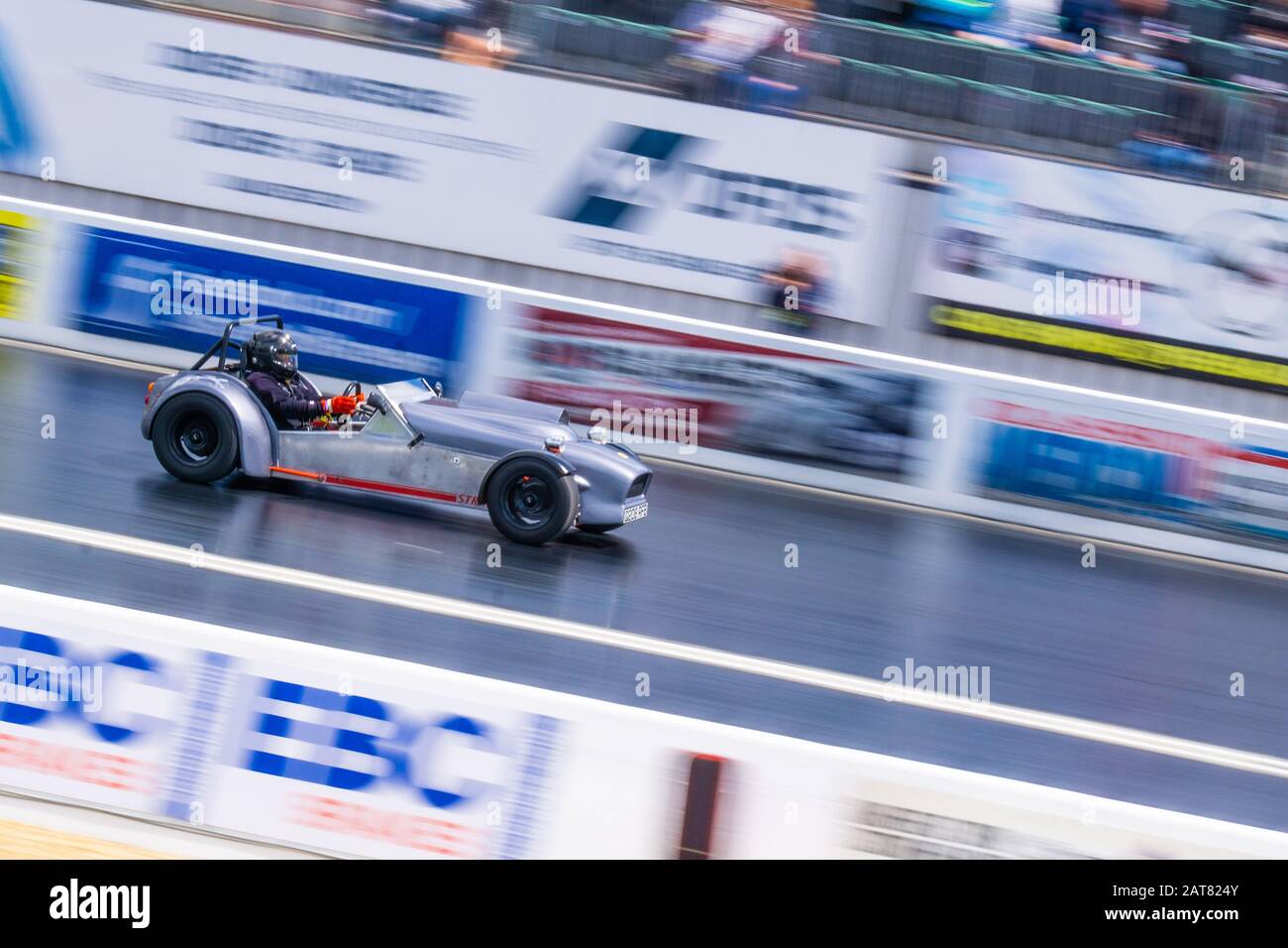 Drag racing at Santa Pod, Northamptonshire, June 2019 Stock Photo - Alamy