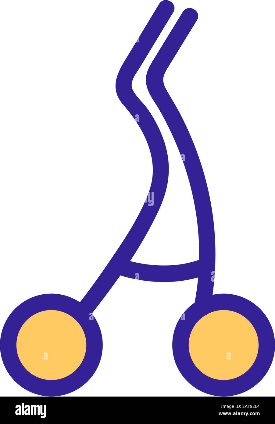 surgical clamp icon vector. Isolated contour symbol illustration Stock ...