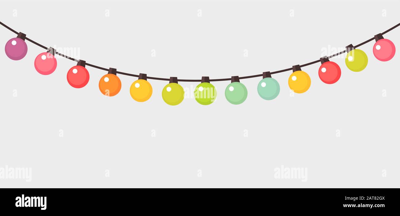 Colorful Christmas Light Strand