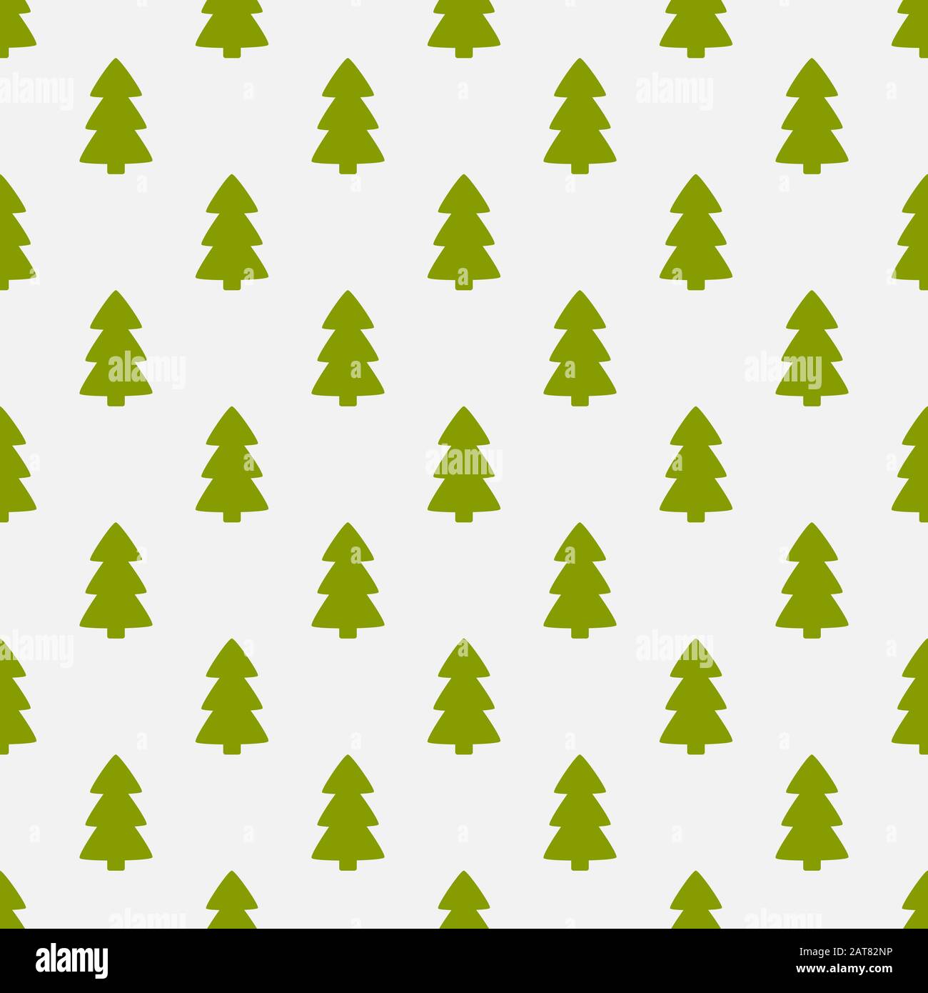 Christmas trees green flat design seamless pattern. Vector illustration ... Christmas trees green flat design seamless pattern. Vector illustration ...