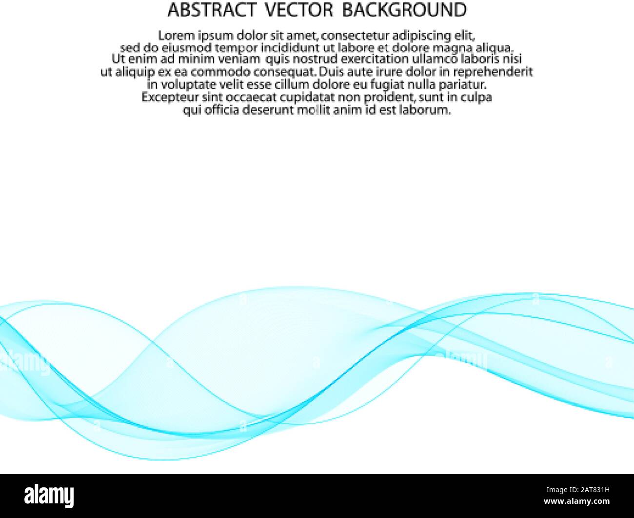 blue abstract lines. layout for presentation Stock Vector Image & Art ...