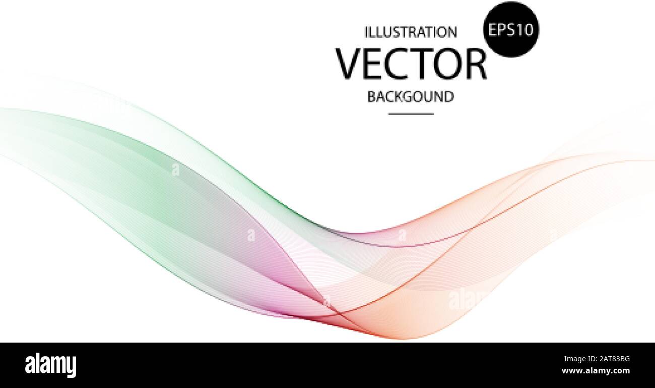 abstract vector wave. layout for presentation or advertising Stock ...