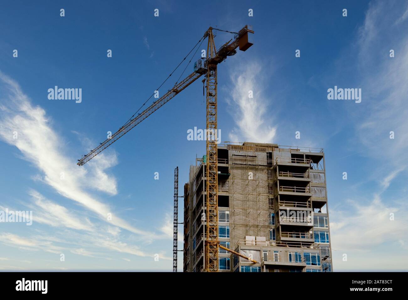 Crane with tower hi-res stock photography and images - Alamy