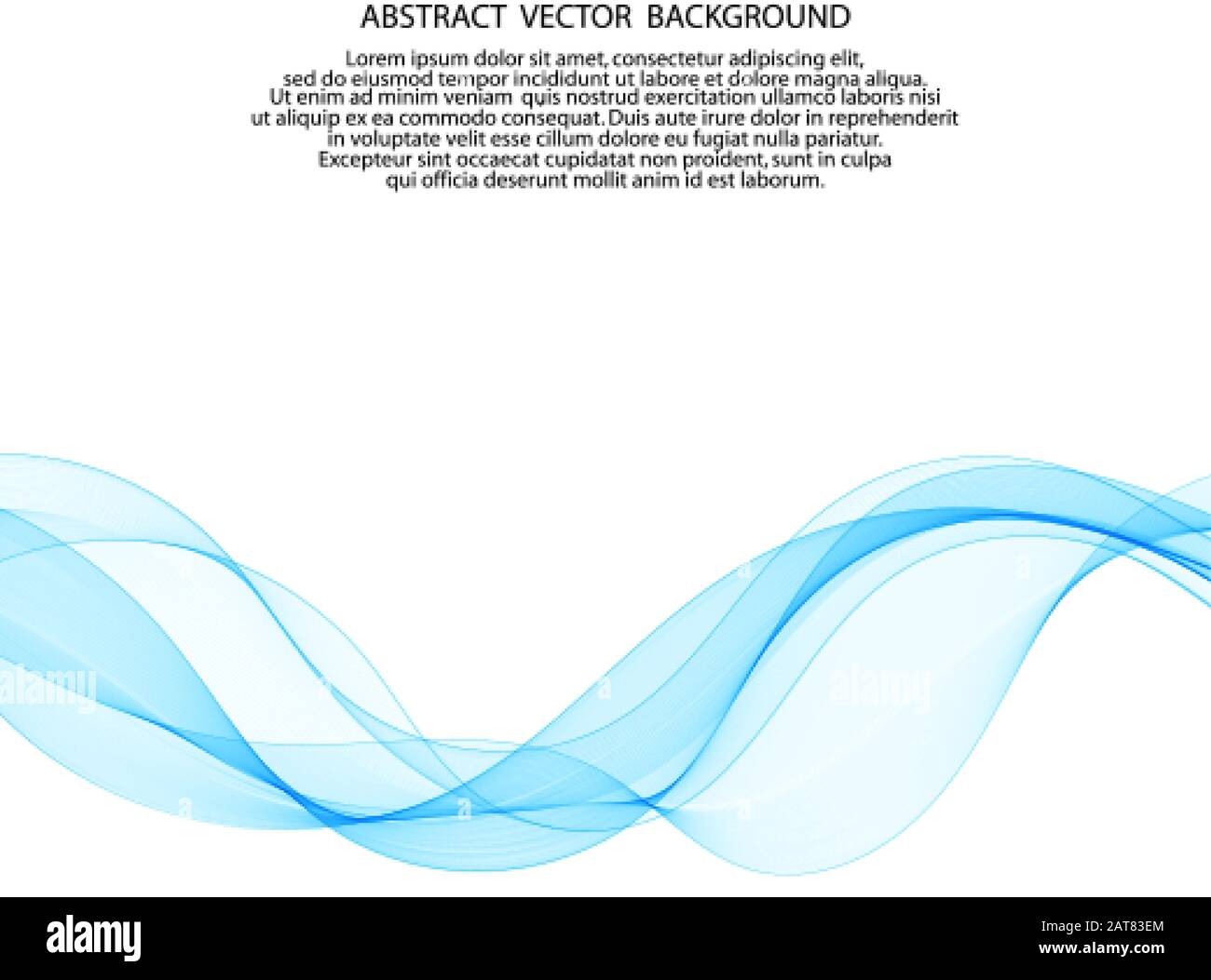 blue abstract lines. layout for presentation Stock Vector Image & Art ...