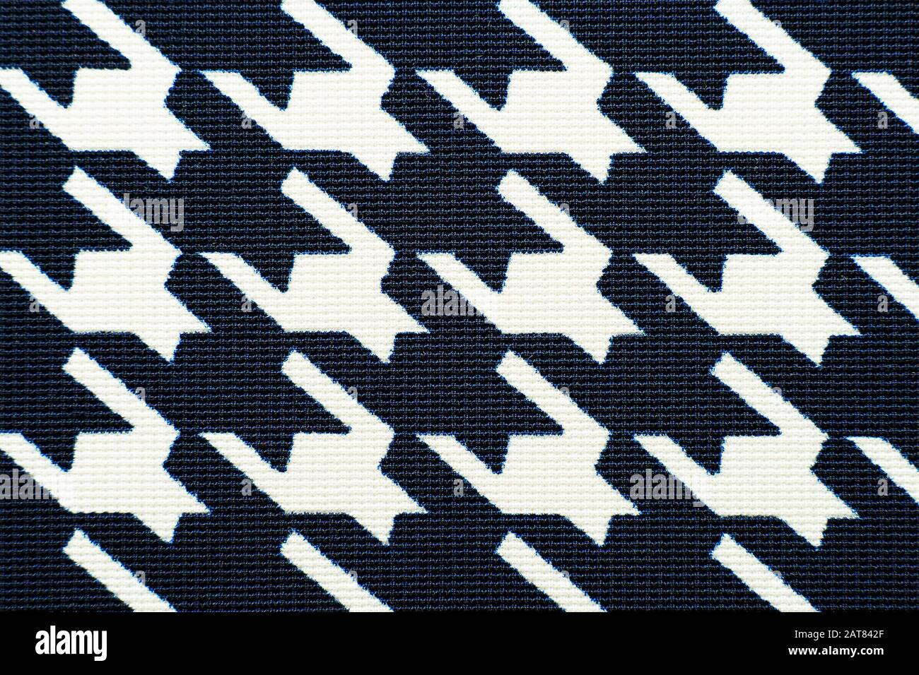 Fabric with goose foot pattern. Cloth background Stock Photo - Alamy