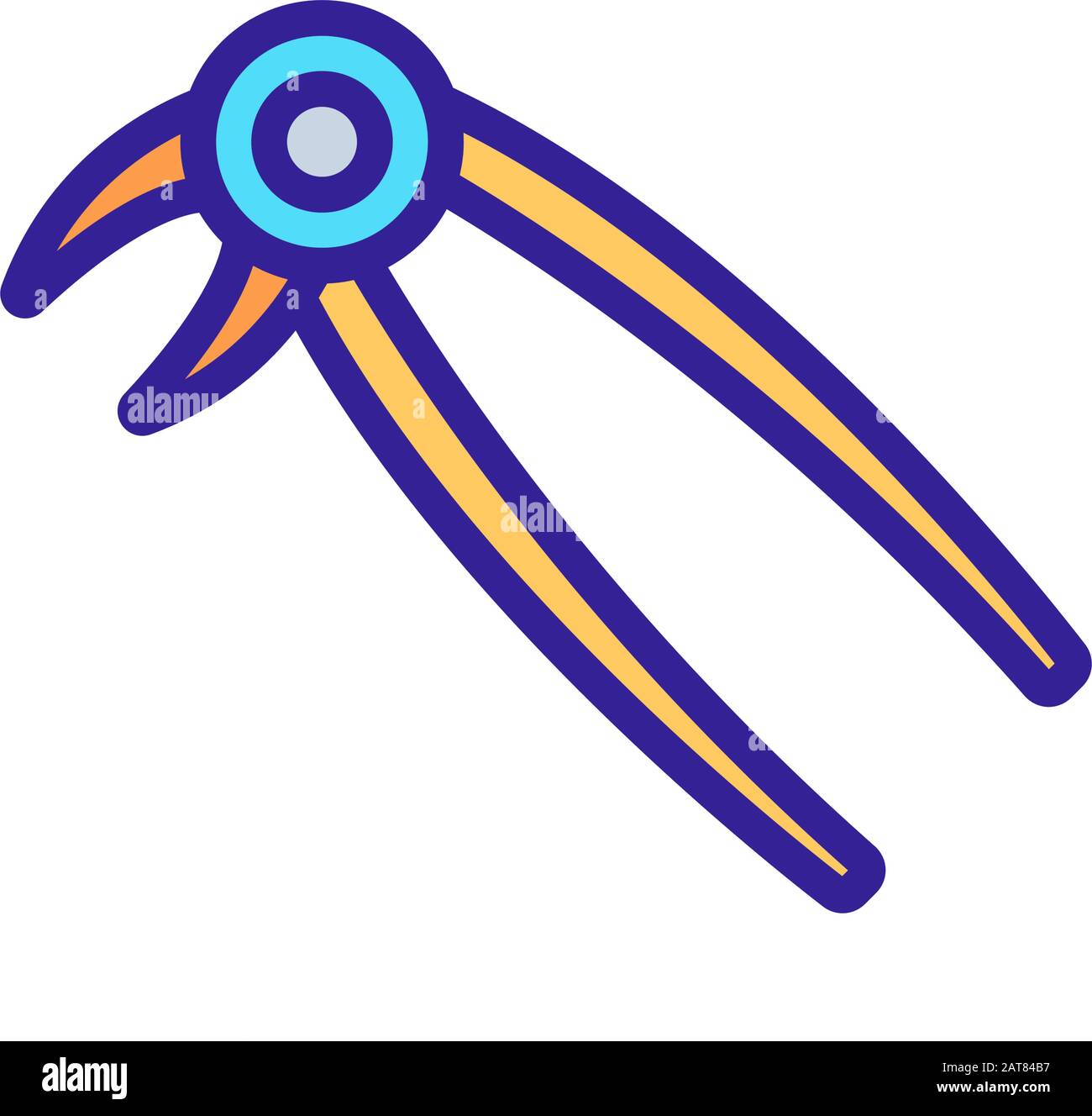 surgical tool icon vector. Isolated contour symbol illustration Stock ...