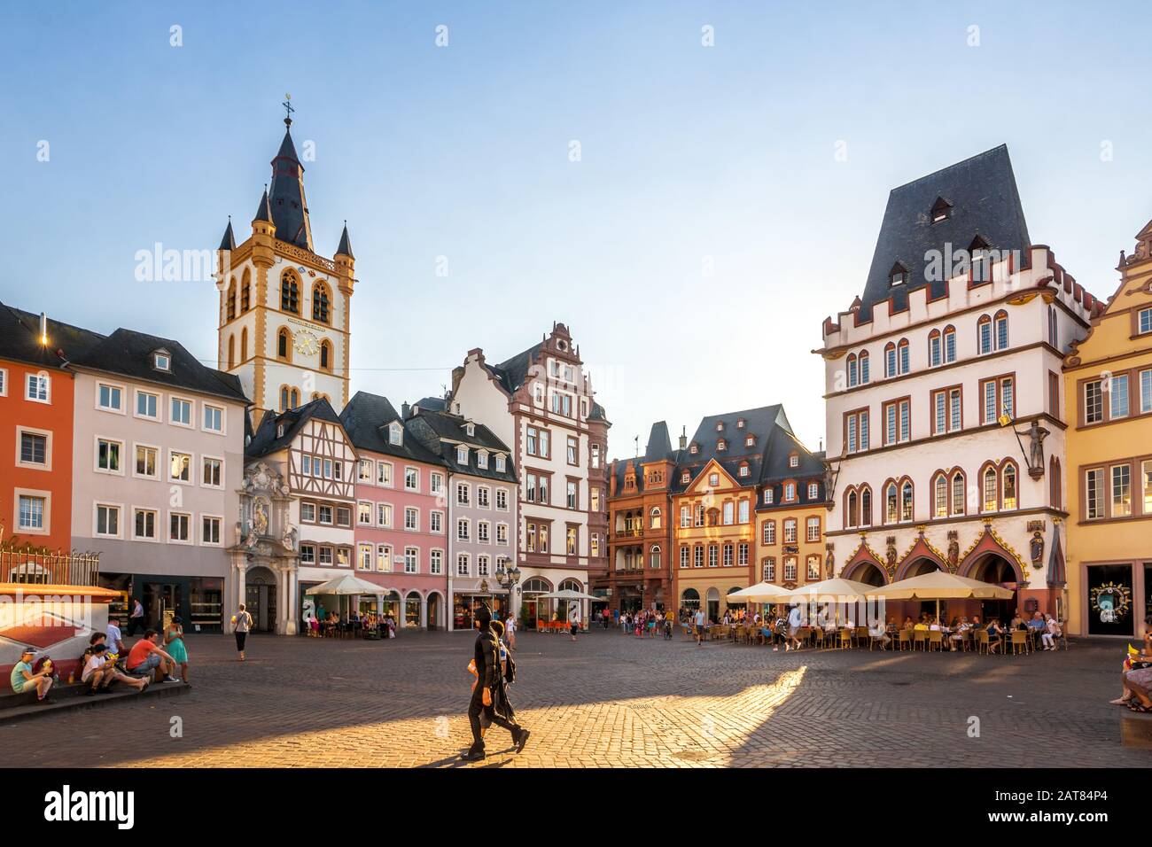 Main Market in Trier, Germany Stock Photo - Alamy