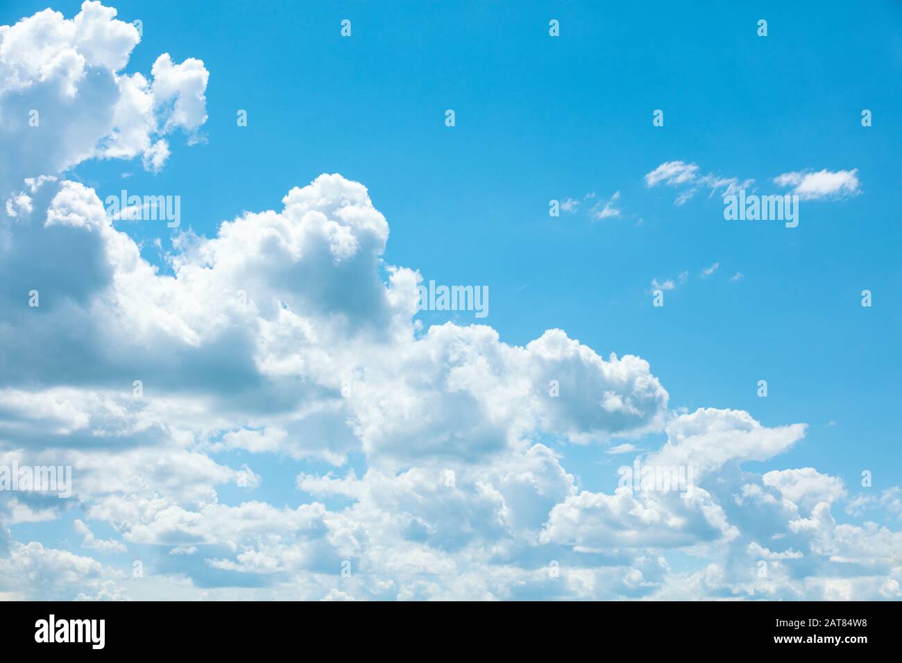 Blue sky with clouds. Abstract nature sky background. Aerial view. Sky ...