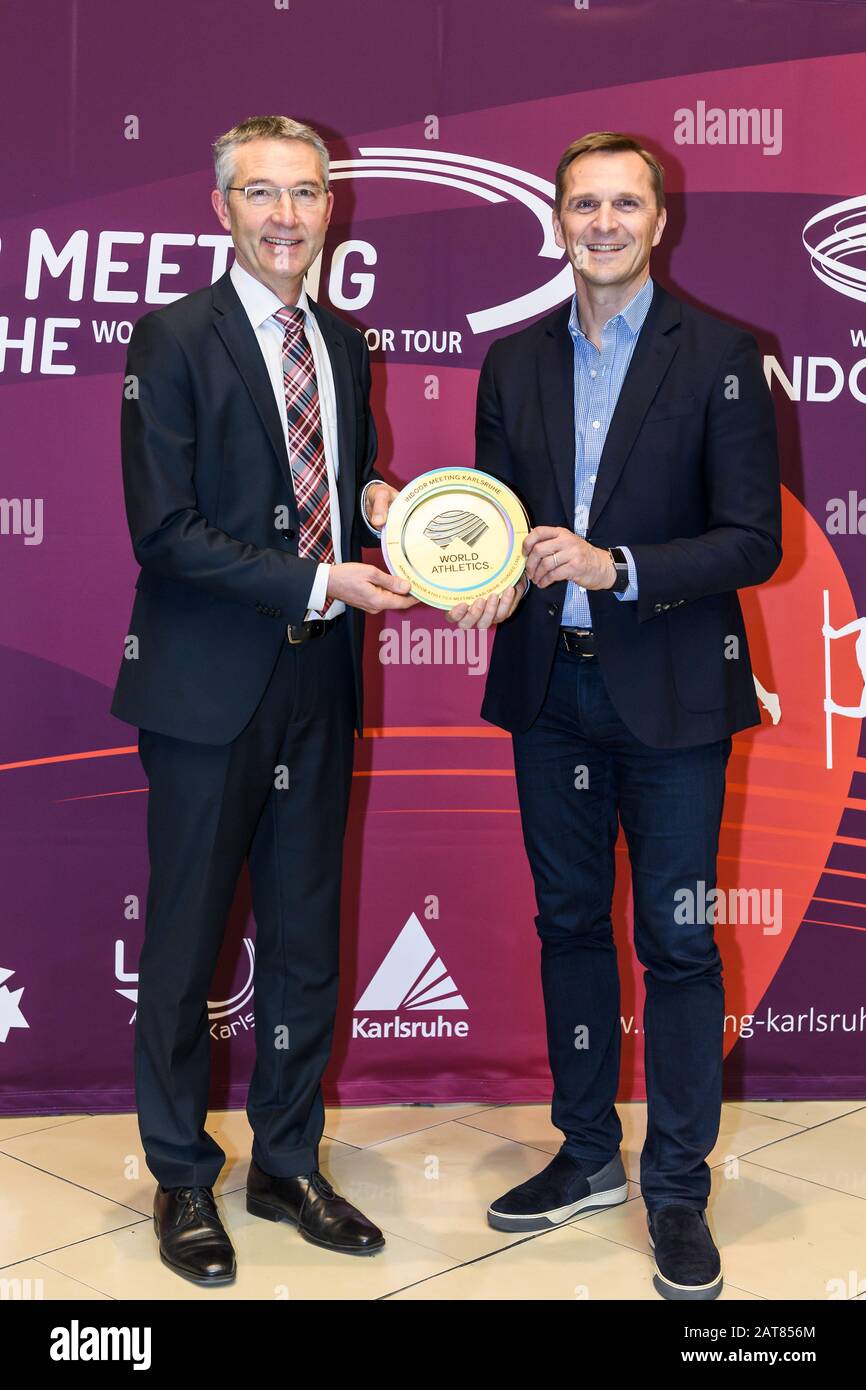 Martin Lenz (Mayor of Sports), Jon Ridgeon (General Director of the ...