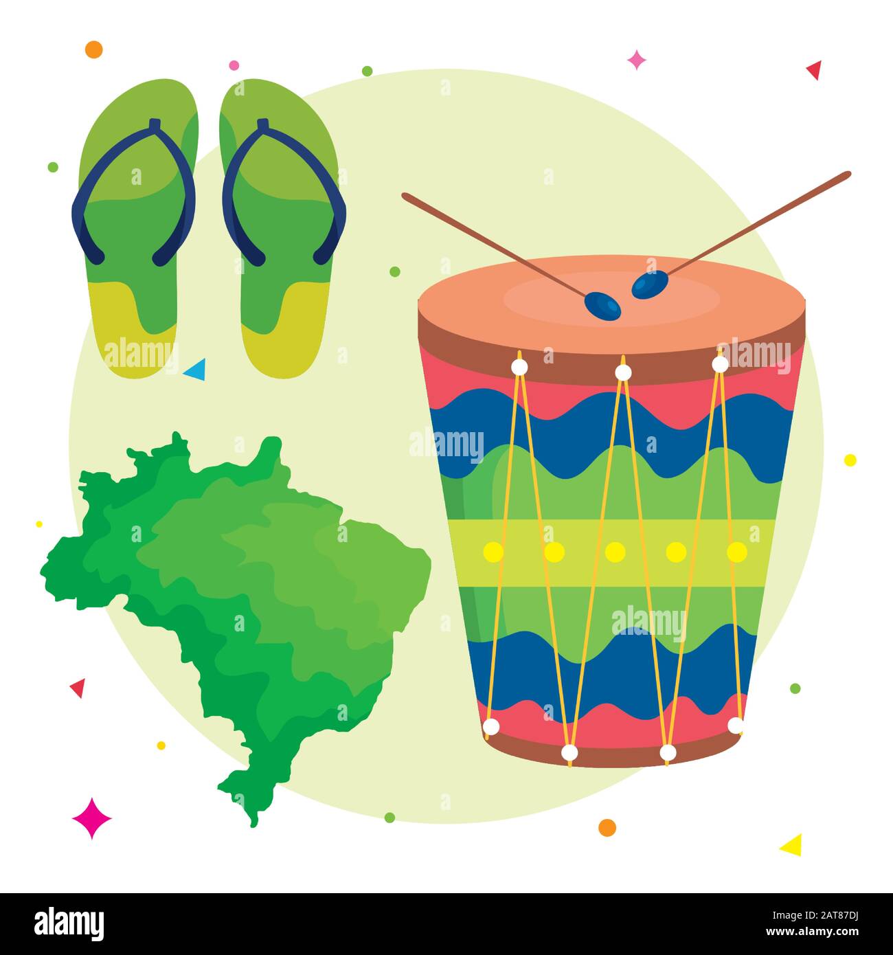 set of icons traditional brazil Stock Vector Image & Art - Alamy