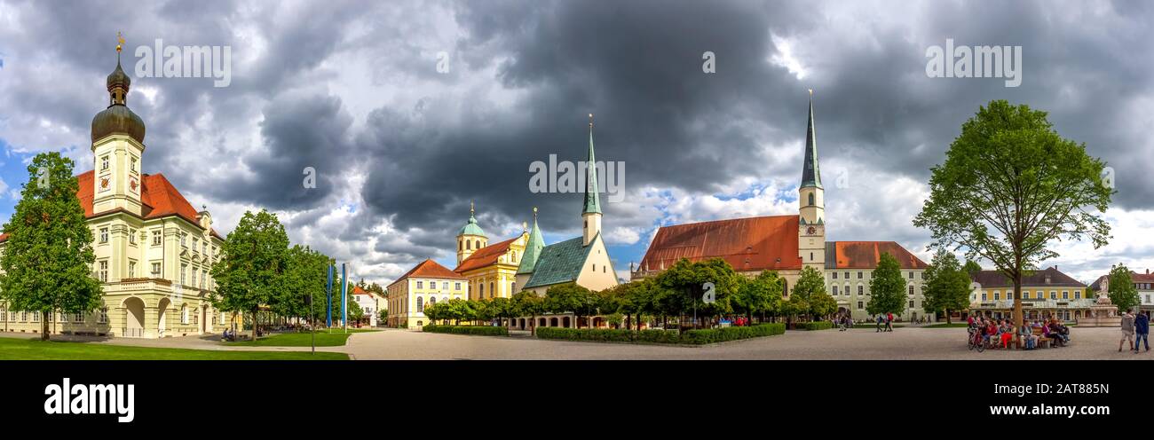 Chapel Square in Altoetting, Germany Stock Photo - Alamy