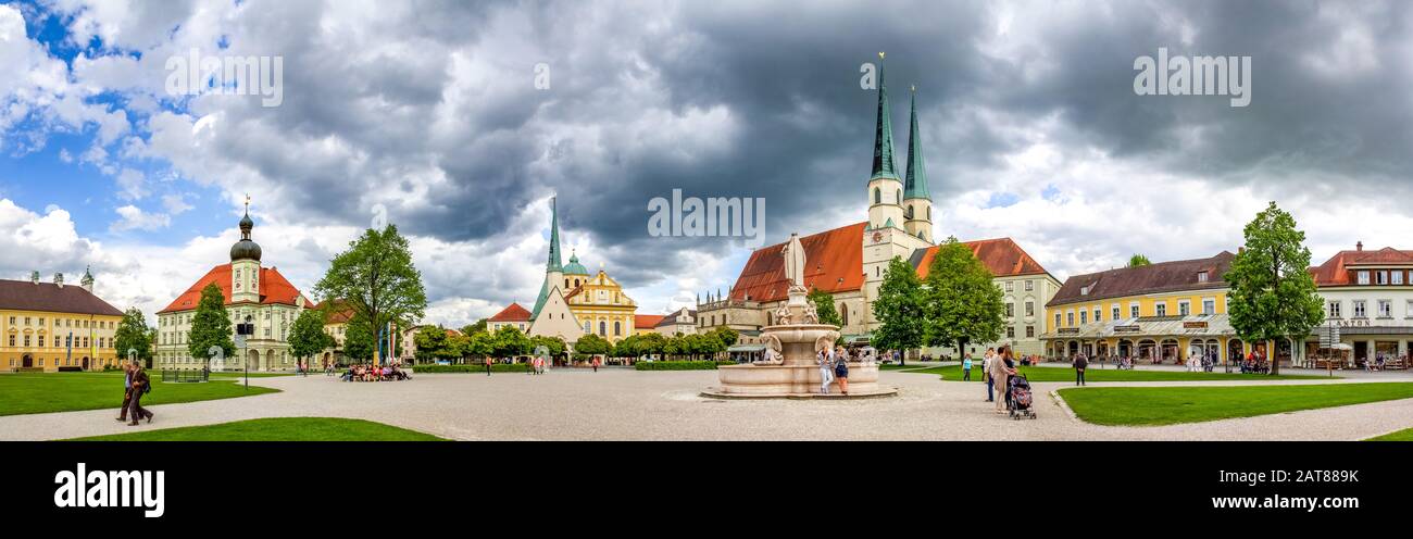 Chapel Square in Altoetting, Germany Stock Photo - Alamy