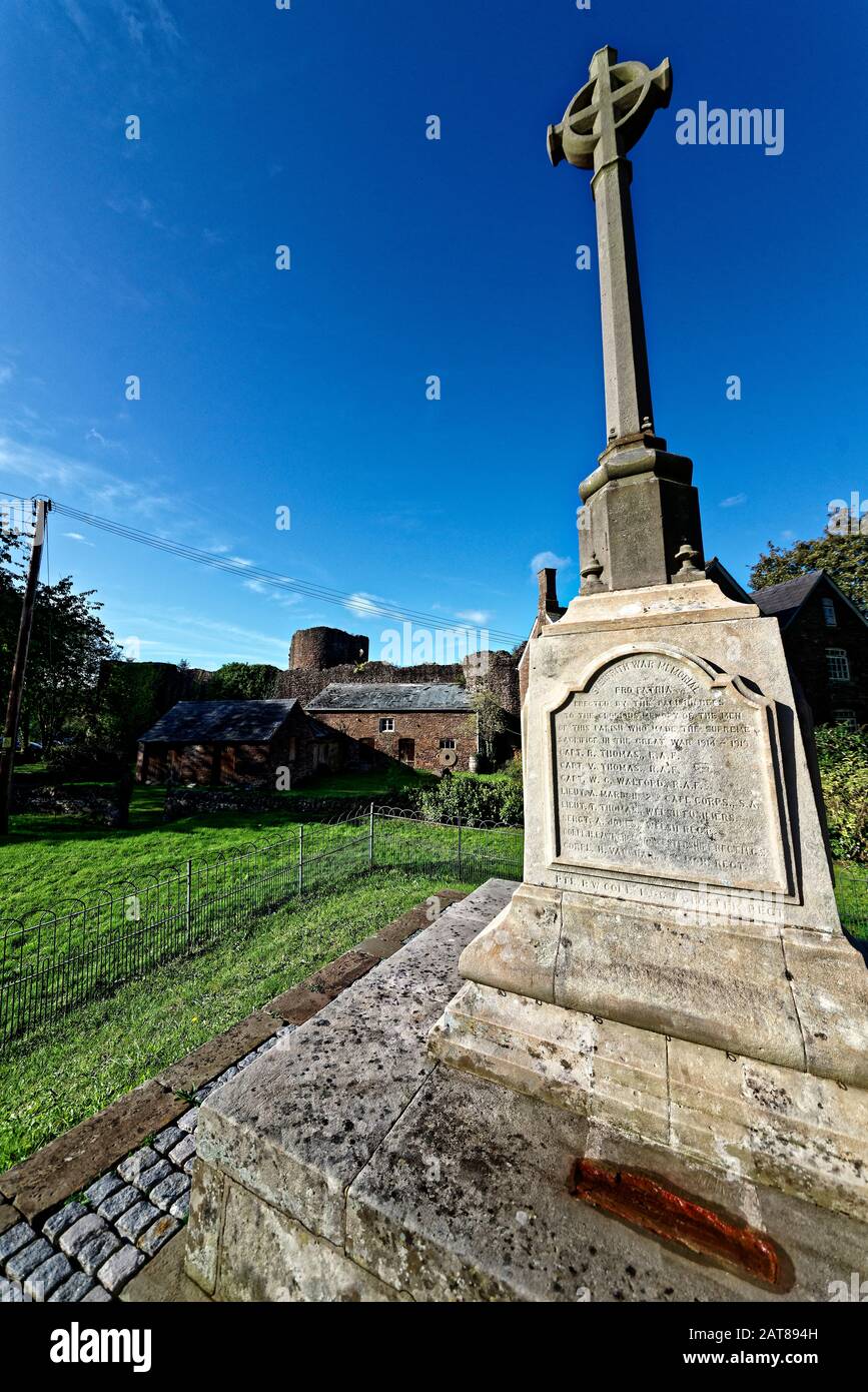 A castle and St Bridgets Church are the major buildings in Skenfrith ...