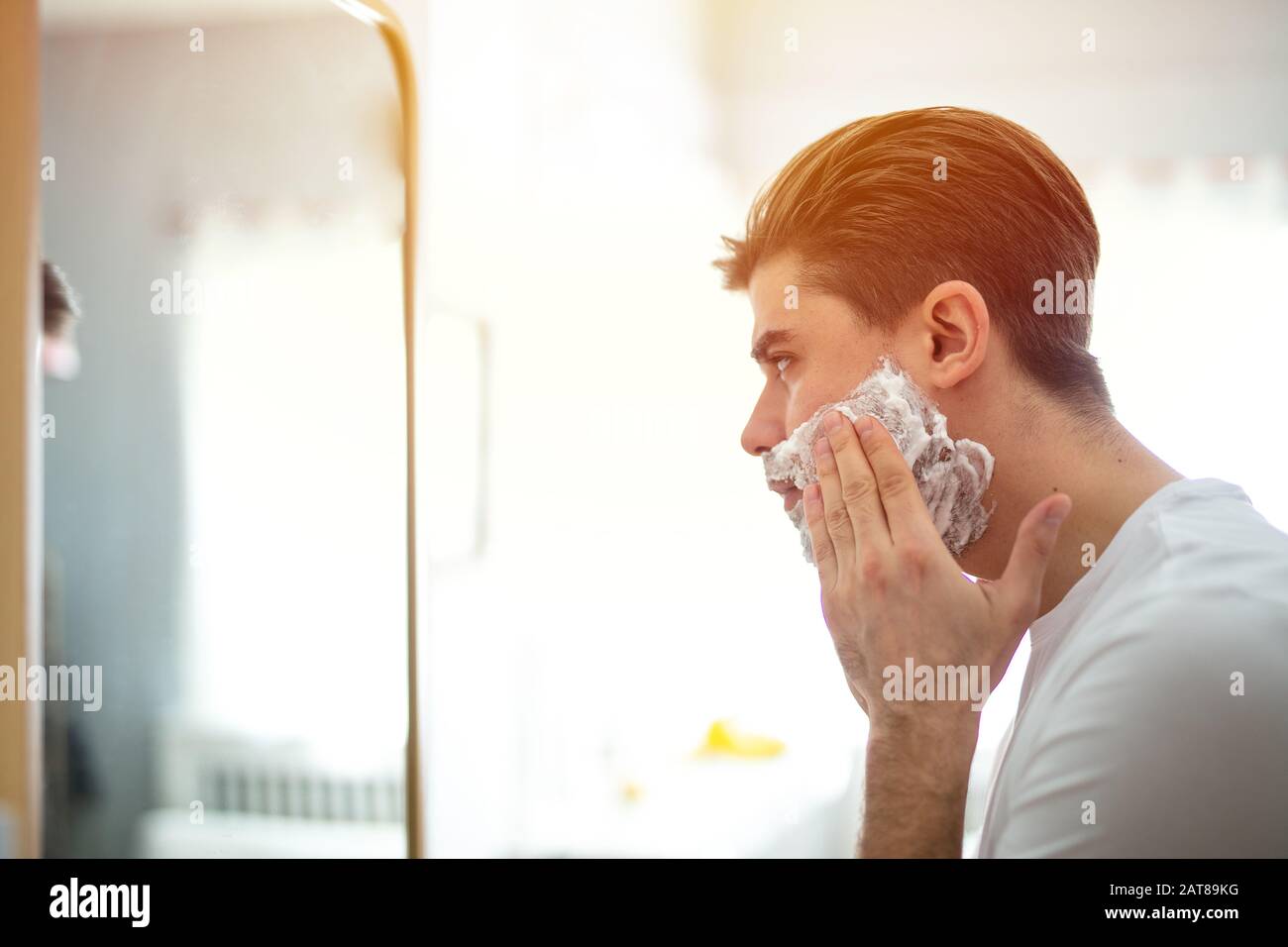 Preparing shave hi-res stock photography and images - Alamy