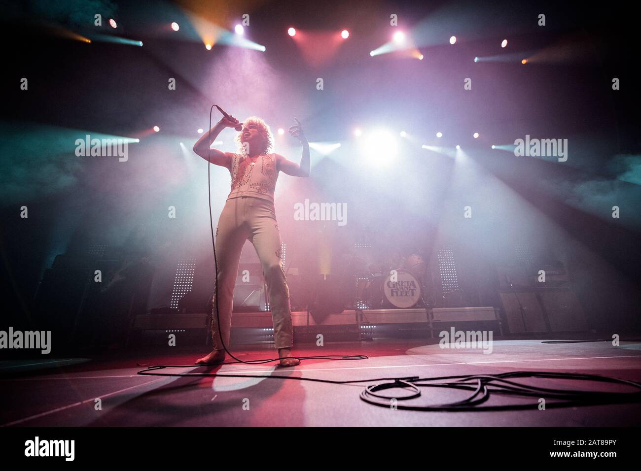Copenhagen, Denmark. 18th, November 2019. The American rock band Greta ...