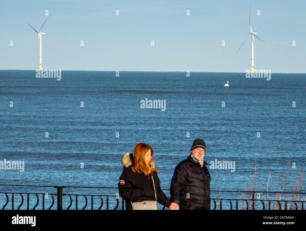 Two wind terbines hi-res stock photography and images - Alamy