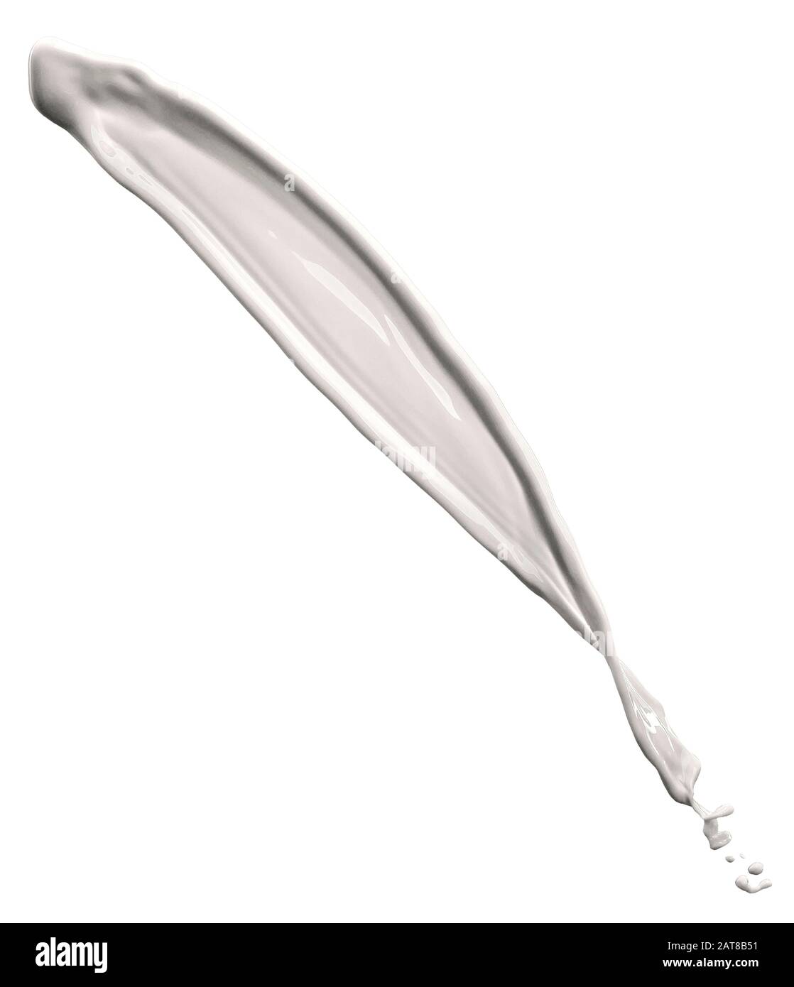 splendid white paint splash isolated on white background Stock Photo ...