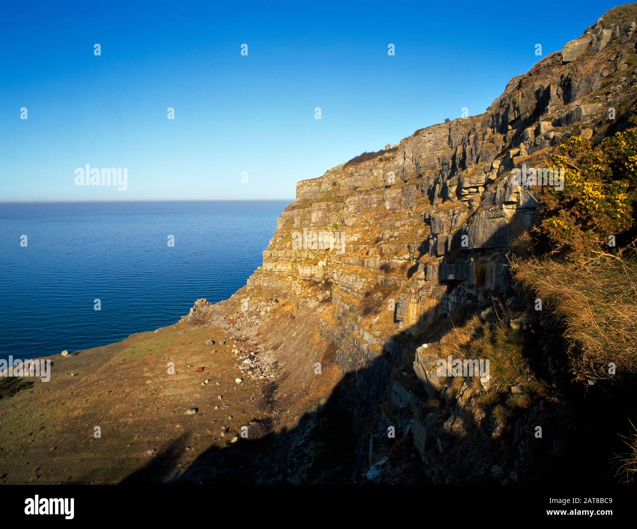 Disused Dinorben Quarry and Concrete Works, Llanfihangel Dinsylwy ...