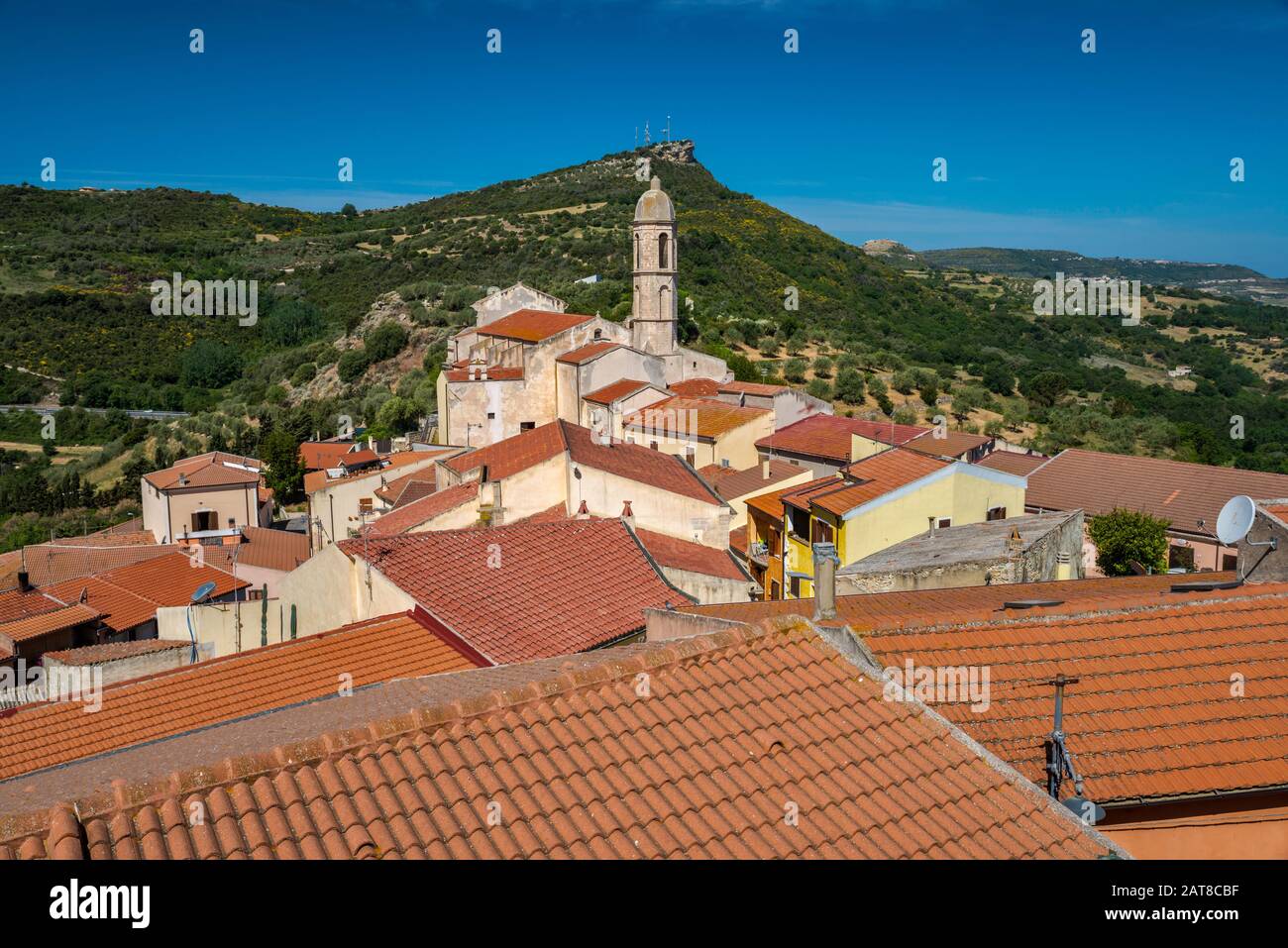 Town of Codrongianos, San Paolo church, 12th century, Logudoro region ...