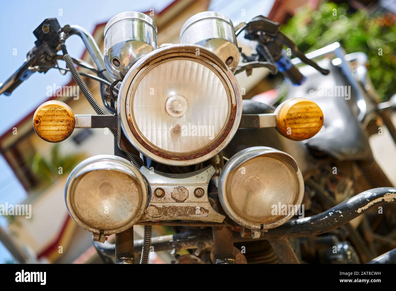 Chopper motorcycle detail hi-res stock photography and images - Alamy