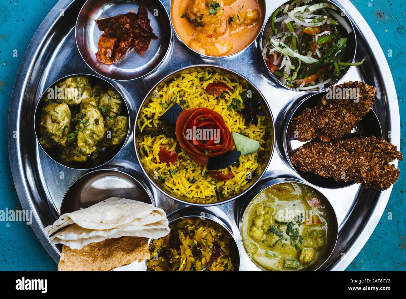 Typical Indian Lunch