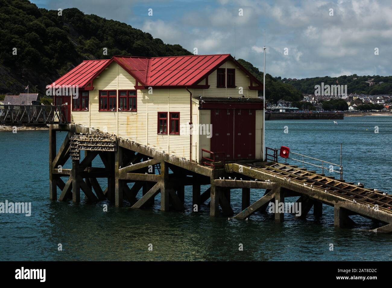 Image of the old lifeboat house at mumbles hi-res stock photography and ...
