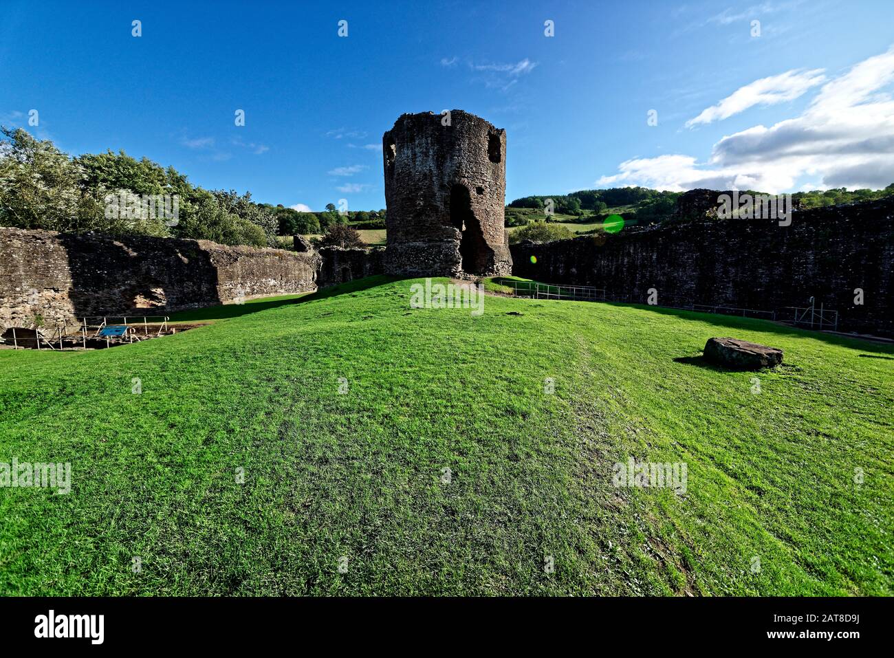 A castle and St Bridgets Church are the major buildings in Skenfrith ...
