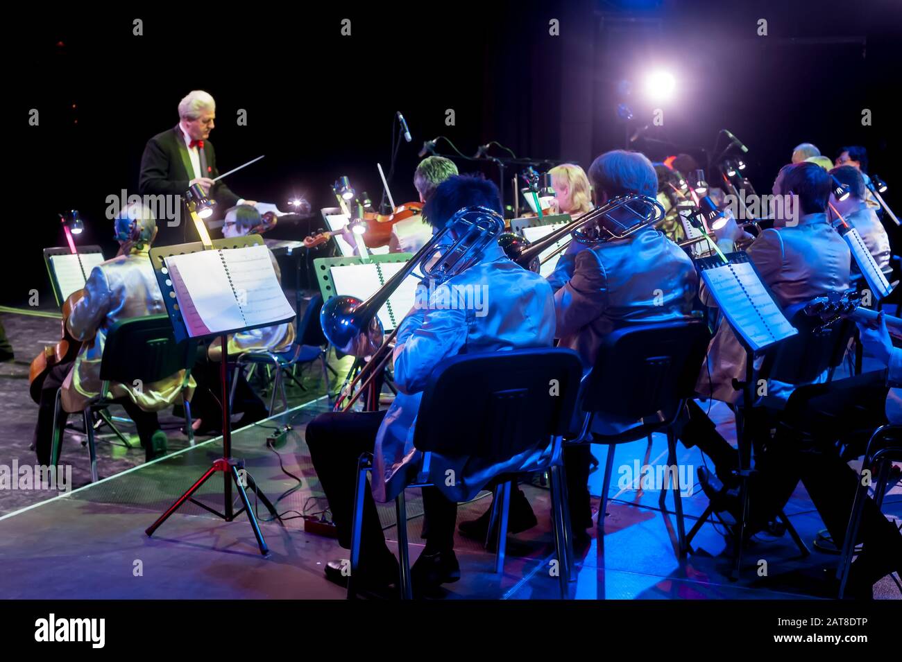 Tyumen, Russia - April 16, 2014: Competition of young performers the ...