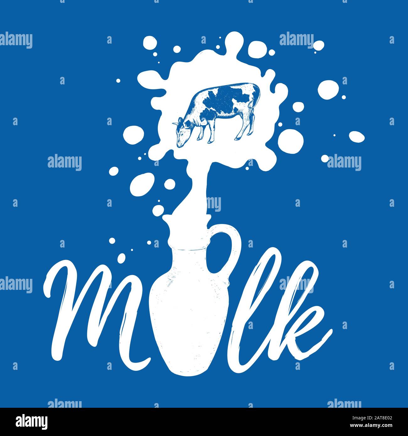 Milk vector illustration. Jug of milk Stock Vector Image & Art - Alamy